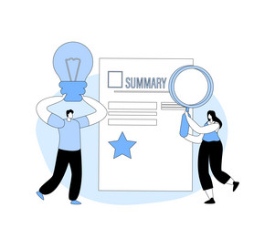 Project Summary Vector Images (over 840)