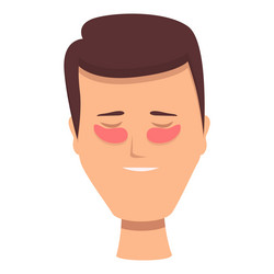 Cosmetic patch icon cartoon eye mask Royalty Free Vector