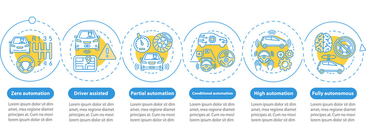 Driving training results infographic template Vector Image
