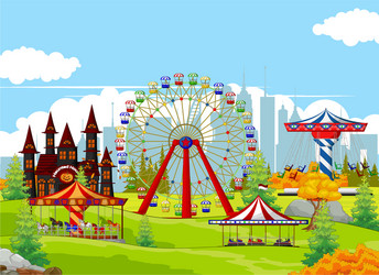 Children at Playground Royalty Free Vector Image