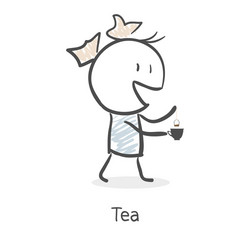 Girl Drinking Cartoon Vector Images (over 16,000)