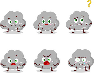 Angry Weather Clouds Characters Cartoon Vector Images (over 160)