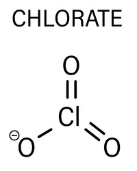 Skeletal formula of sulfate anion Royalty Free Vector Image