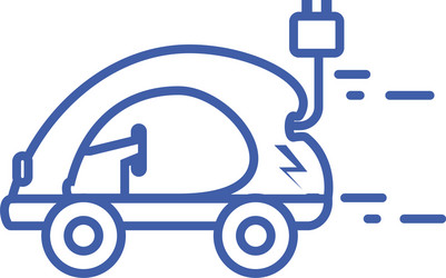 Isolated plug icon fill design Royalty Free Vector Image