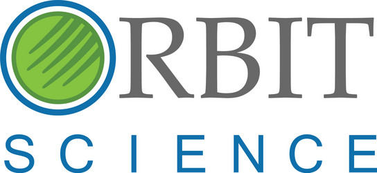 Triangle orbit technology logo Royalty Free Vector Image