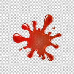 Realistic blood spatter Royalty Free Vector Image
