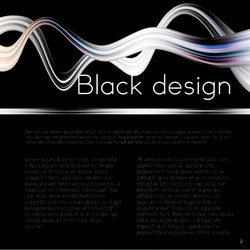 Black tech background Royalty Free Vector Image