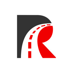 Repair logo on letter r template automotive Vector Image
