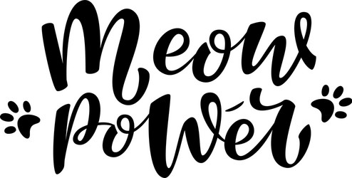 Meow Text Sticker Vector Images (over 390)