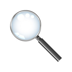 Optical magnifying glass cartoon Royalty Free Vector Image
