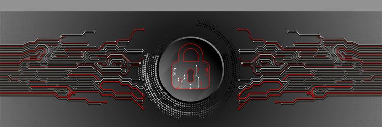 Secure digital space virtual confidential Vector Image