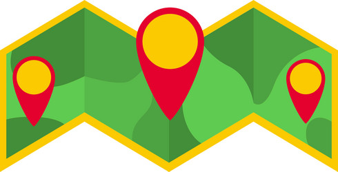 North america earth planet map line icon Vector Image