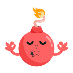 Ghost bomb Royalty Free Vector Image - VectorStock