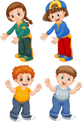 Active and lazy Royalty Free Vector Image - VectorStock