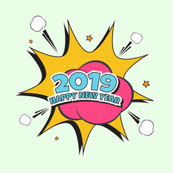 Snap rainbow text explosion effect blast comic Vector Image