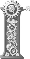 Wrench alphabet Royalty Free Vector Image - VectorStock