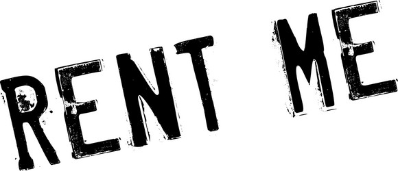 Rent me rubber stamp Royalty Free Vector Image