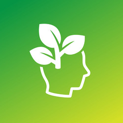 Personal growth self development logo Royalty Free Vector