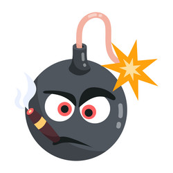 Ghost bomb Royalty Free Vector Image - VectorStock