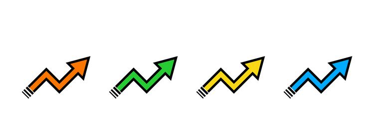 Upward Trend Arrow Vector Images (over 1,200)