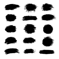 Brush strokes Royalty Free Vector Image - VectorStock