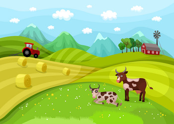 Farm Royalty Free Vector Image - VectorStock