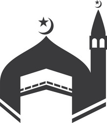 Kaaba logo Royalty Free Vector Image - VectorStock