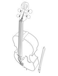 Viola Outline Drawing Vector Images (over 190)