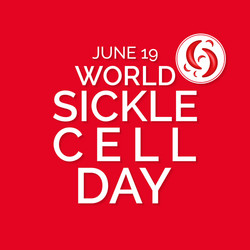 World sickle cell day Royalty Free Vector Image