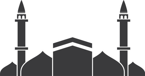 Kaaba logo Royalty Free Vector Image - VectorStock