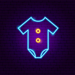 Diapers neon sign Royalty Free Vector Image - VectorStock