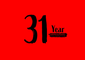 31 Years Anniversary Vector Images (over 460)