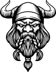 Angry Viking Face