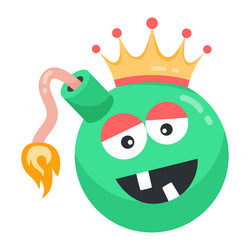 Ghost bomb Royalty Free Vector Image - VectorStock