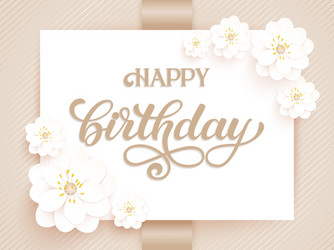 Happy Birthday Calligraphy Vector Images (over 16,000)