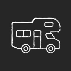 Rv cars recreational vehicles camper vans icons Vector Image