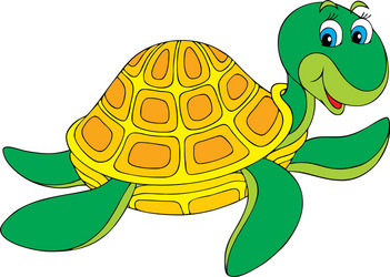 Turtle cartoon Royalty Free Vector Image - VectorStock