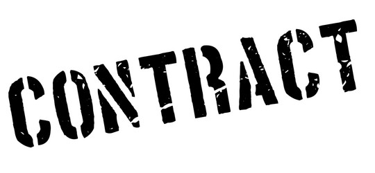 Contract rubber stamp Royalty Free Vector Image