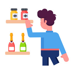 Warehouse rack Royalty Free Vector Image - VectorStock