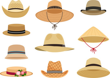 Farm hat cartoon Royalty Free Vector Image - VectorStock
