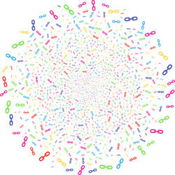 Exploding Chain Vector Images (over 190)