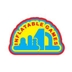 Water games logo emblem for inflatable park Vector Image