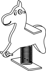 Spring Horse Vector Images (over 2,600)