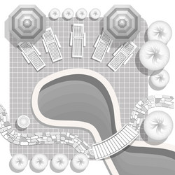 Architecture Blueprint Symbols Trees Vector Images (over 180)