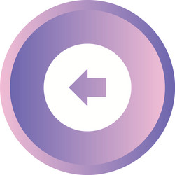 Unique back glyph icon Royalty Free Vector Image