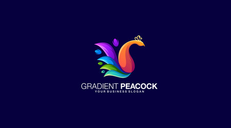 Peacock Gradient Background Vector Images (over 210)
