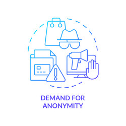 Increasing demand for data scientists concept icon