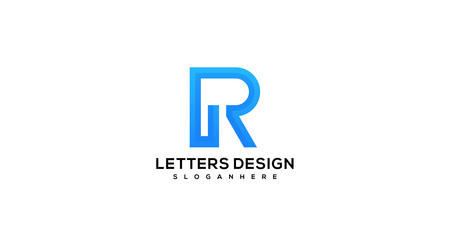 R Logo Blue Vector Images (over 3,400)