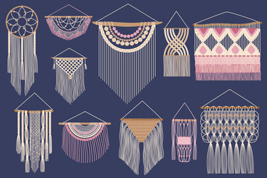 Macrame Vector Images (over 2,000)
