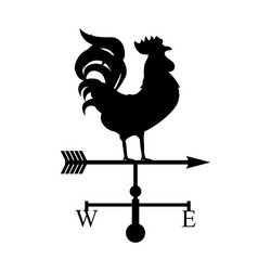 Weather vane Royalty Free Vector Image - VectorStock